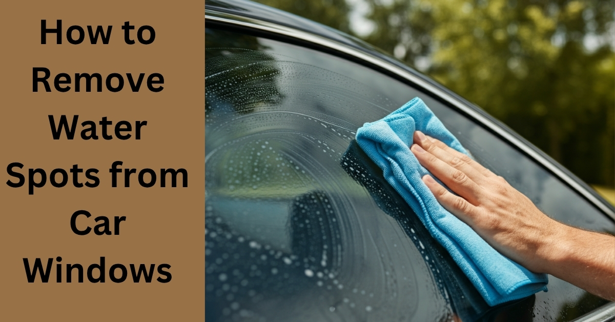 Remove Water Spots from Car Windows | Fast & Safe Methods