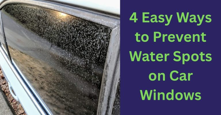 Remove Water Spots from Car Windows | Fast & Safe Methods